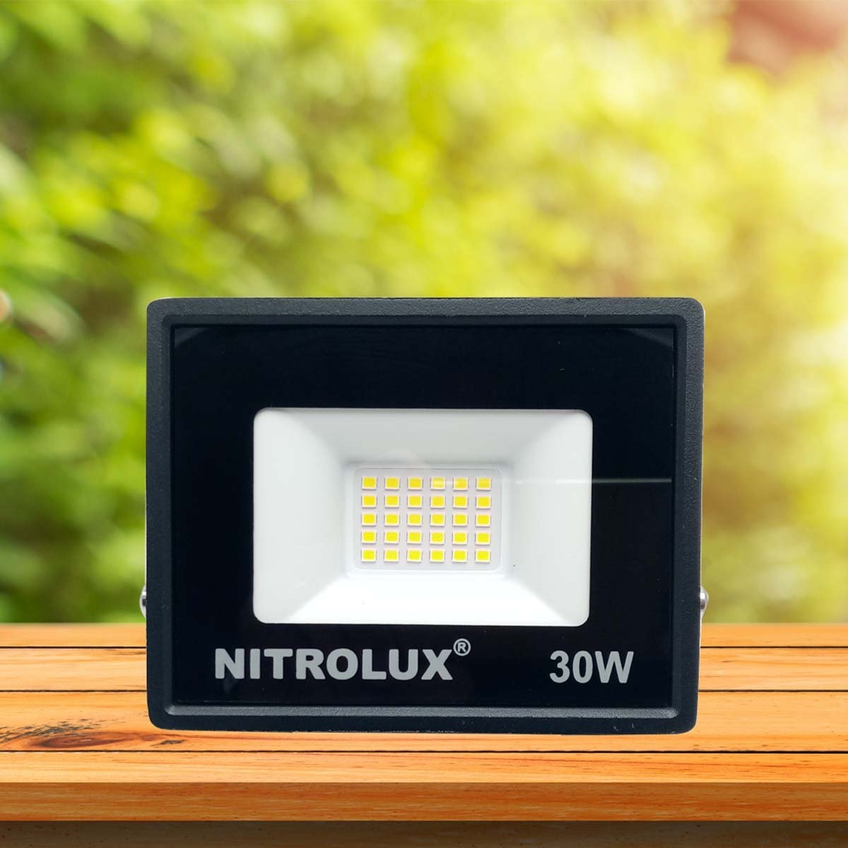 Refletor LED Bivolt 30W 6500K Luz Branca - Nitrolux - Oca Pisos e ...