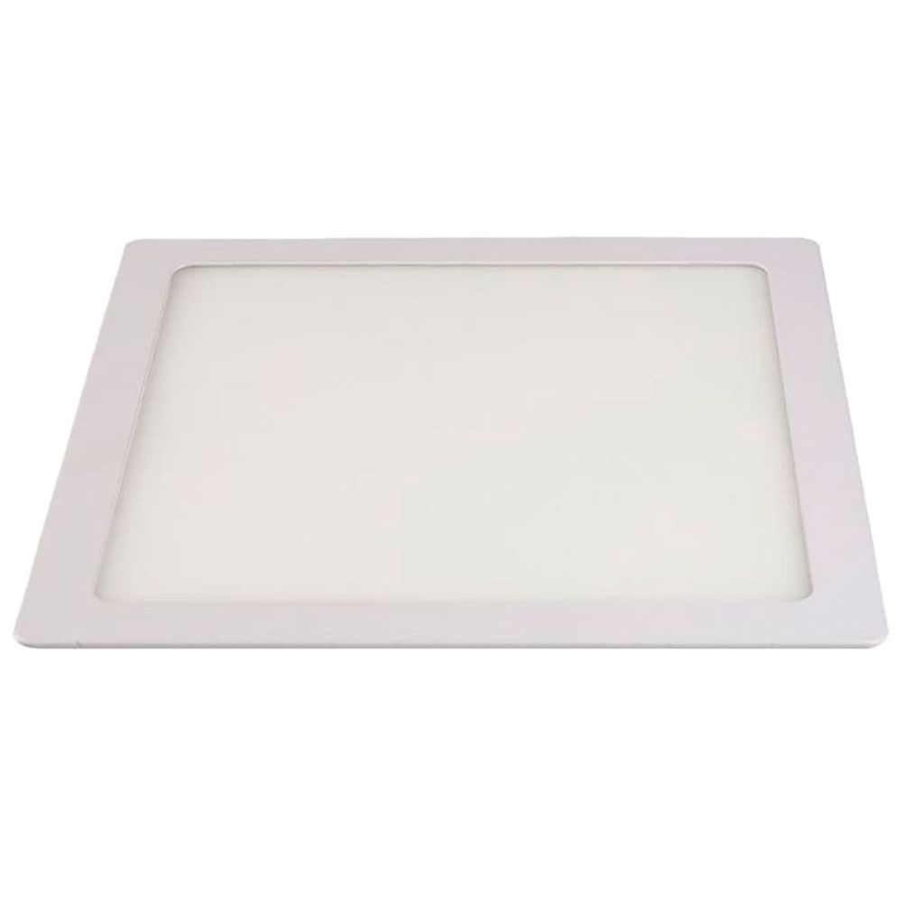 Painel Led Quadrado Embutir Bivolt 18w 6500k Luz Branca Fria Slim ...