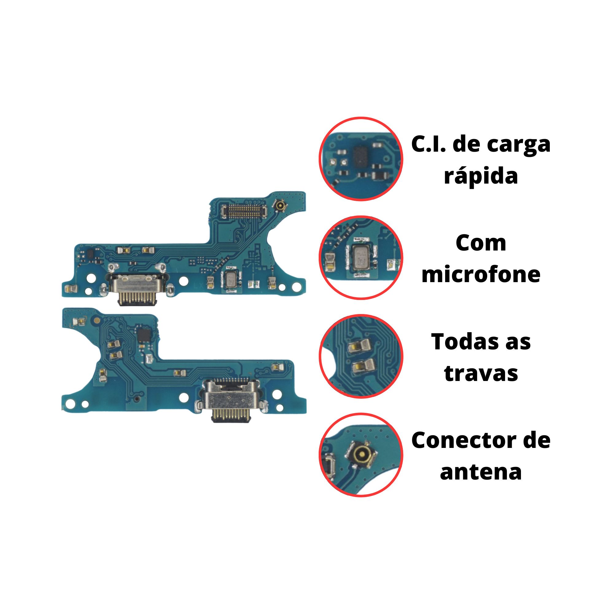 Placa Carga Galaxy A11 (a115) / M11 (m115) Turbo - PK Mobile - A sua ...