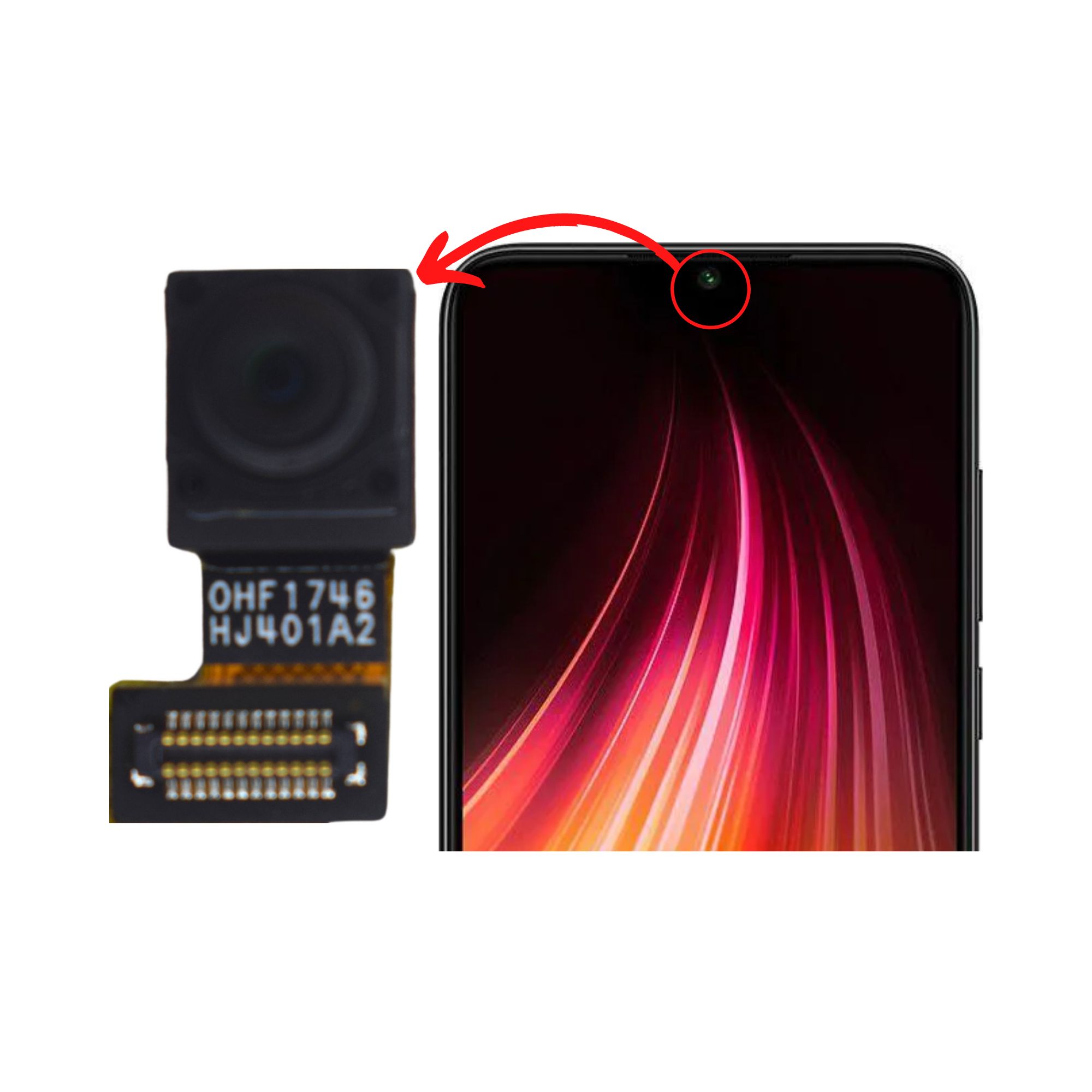 Câmera Frontal Redmi Note 8 / 8t - PK Mobile - A sua Distribuidora de ...