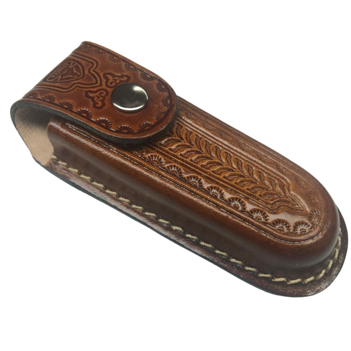 Canivete Zebu 637 Z2 Grande Inox Madeira Com Bainha De Couro - Canivete ...