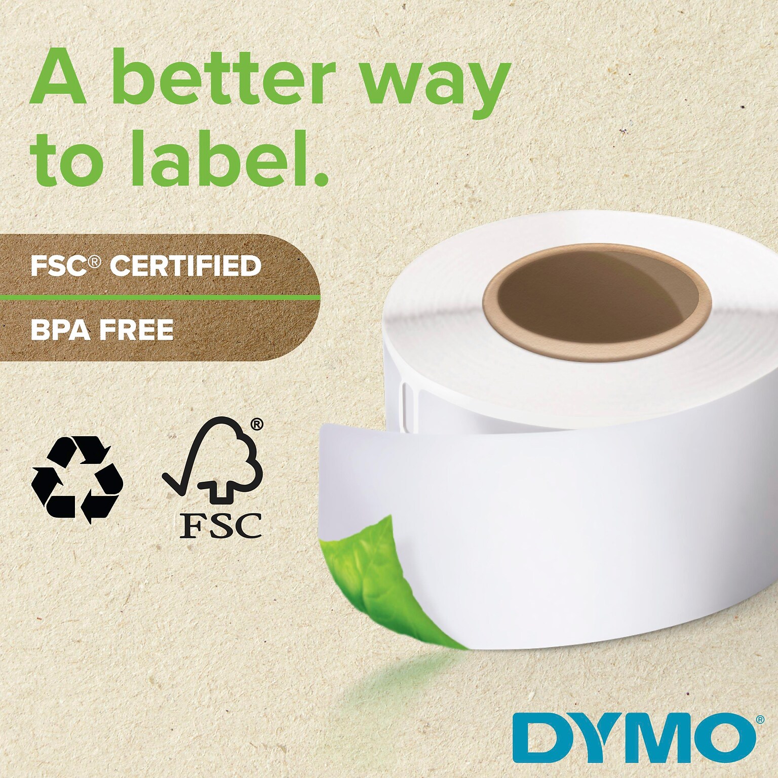 Etiqueta Dymo Label Writer 30321 - Papel Adesivo Térmico Branco ...