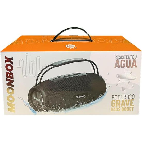 Caixa de Som Sumay Moonbox 10w Preta - ShopB - 15 anos!