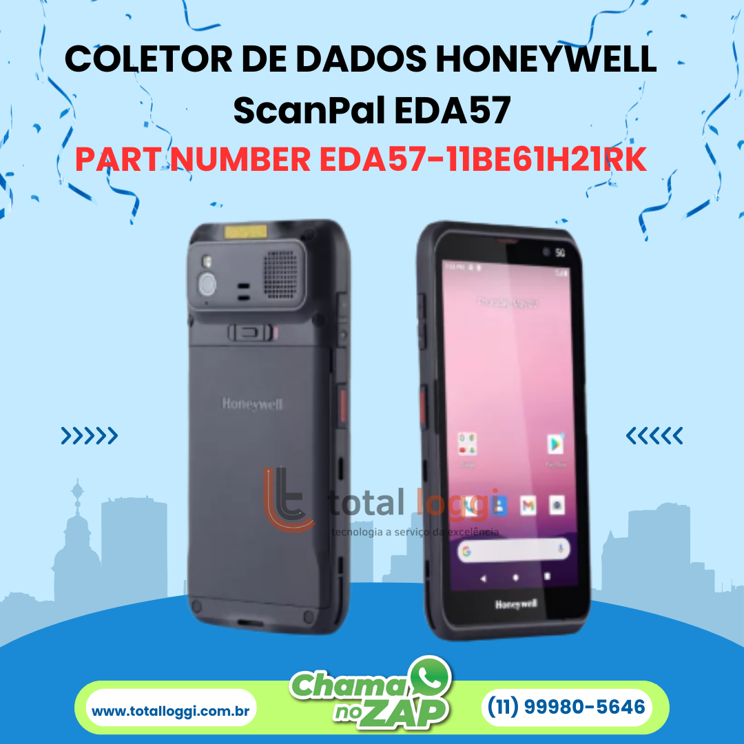 Honeywell EDA57 5G – Coletor de Dados Robusto e Rápido - Total Loggi