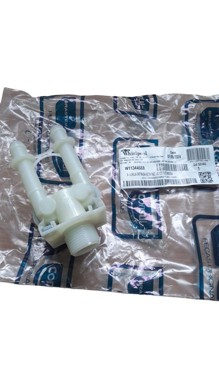 Valvula Entrada Agua Lav. Brastemp/Consul Alta Vazao 110v Orig - Hc ...
