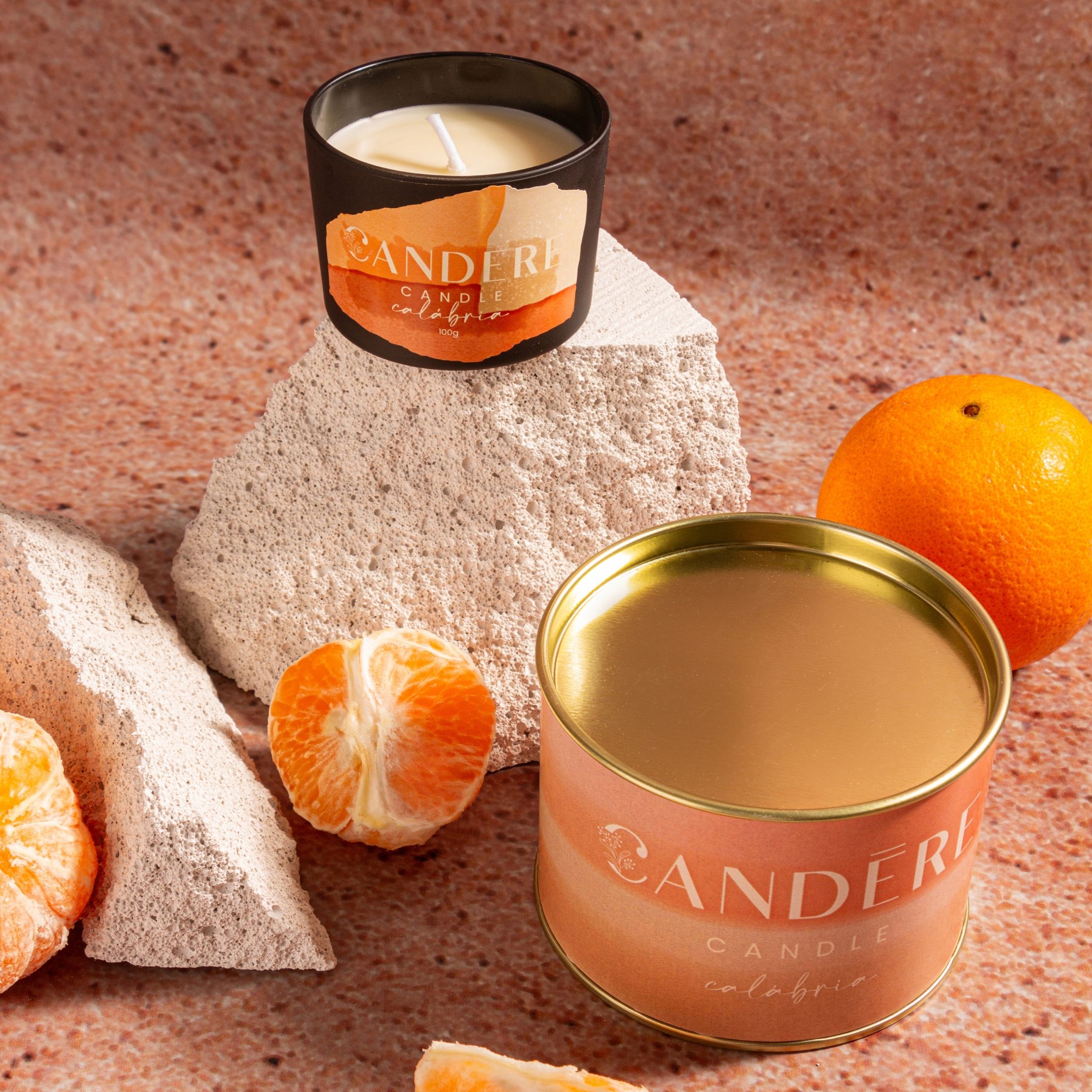 Vela aromática Calábrica - Linha Italy - 100 e 200 g - Candere Candle