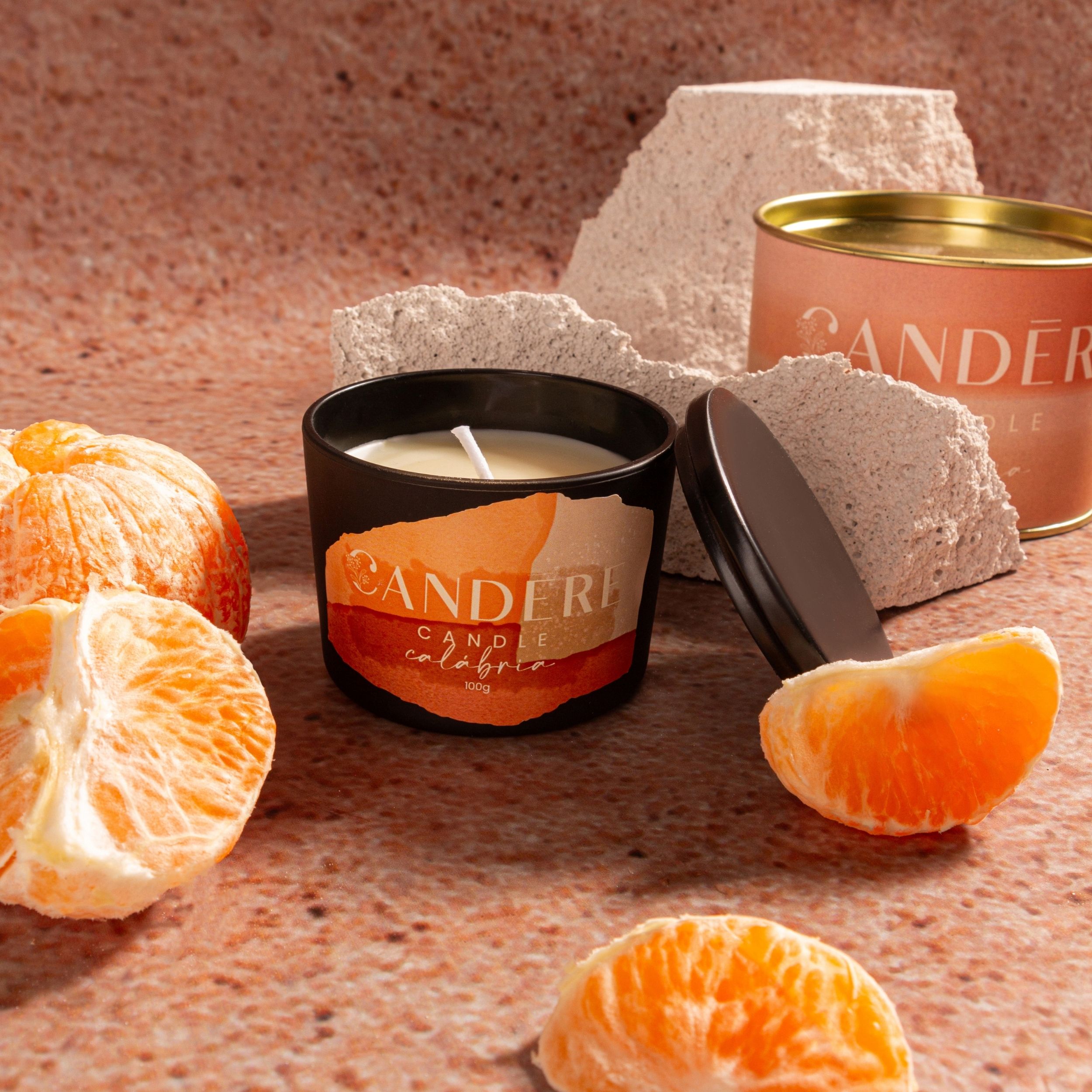 Vela aromática Calábrica - Linha Italy - 100 e 200 g - Candere Candle