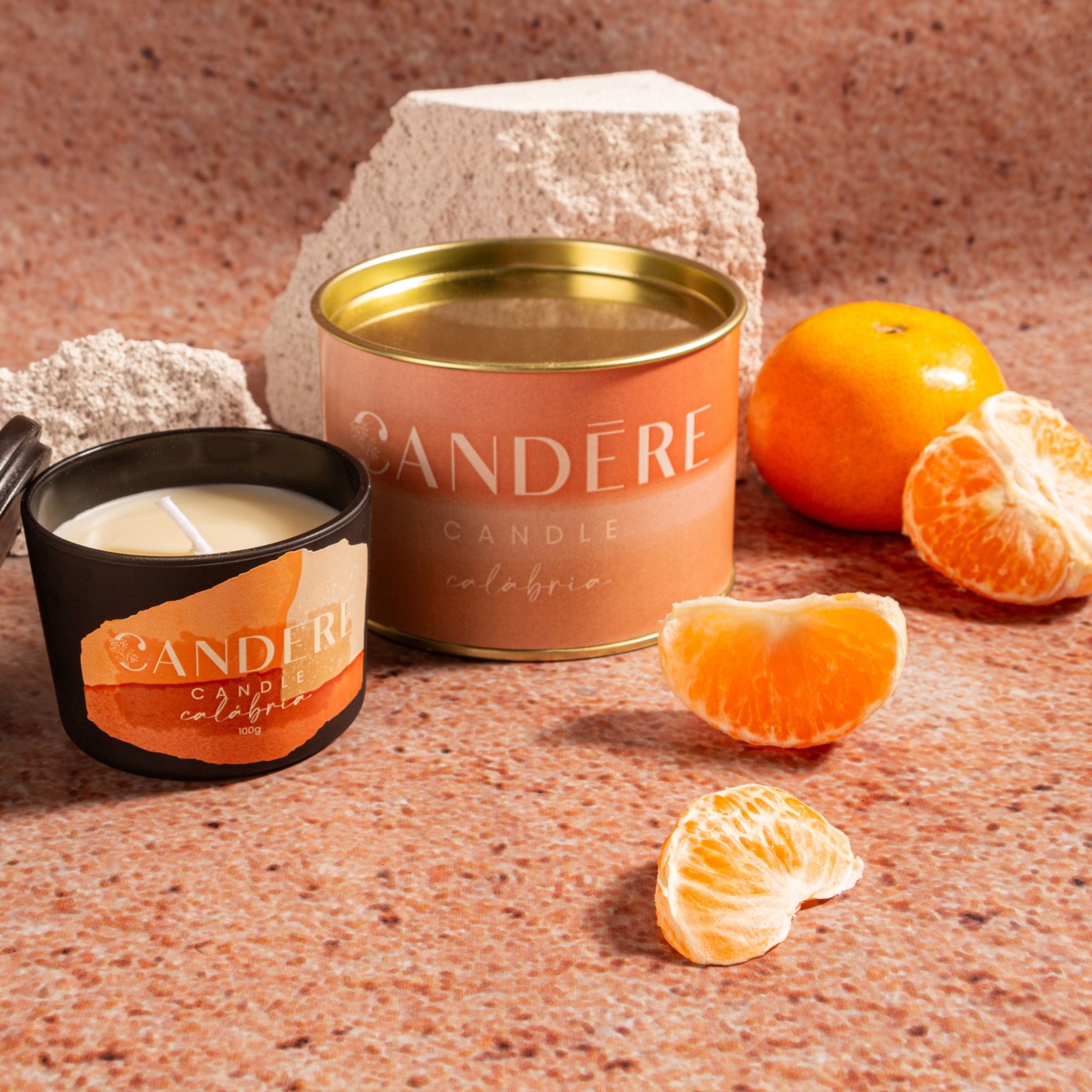 Vela aromática Calábrica - Linha Italy - 100 e 200 g - Candere Candle