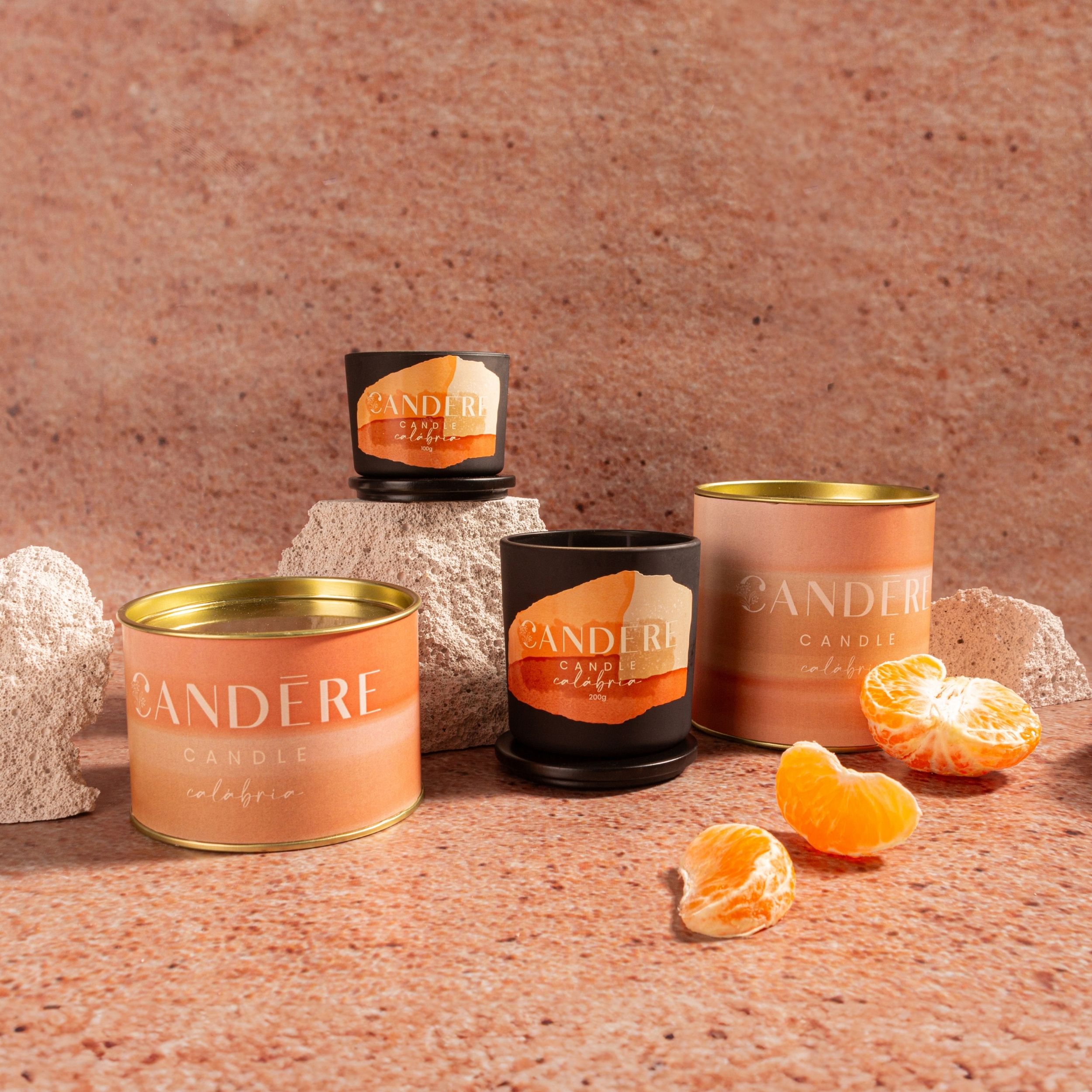 Vela aromática Calábrica - Linha Italy - 100 e 200 g - Candere Candle