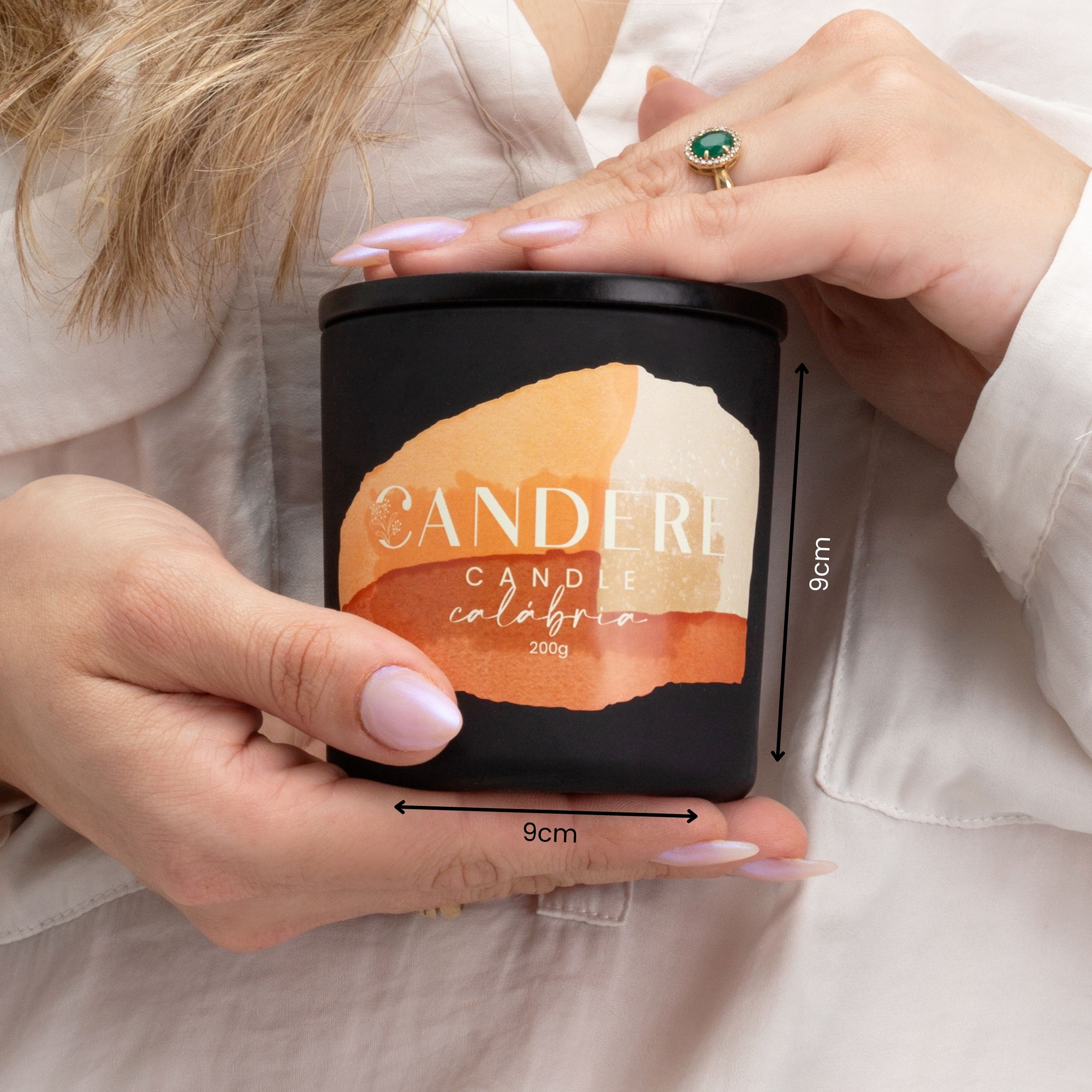 Vela aromática Calábrica - Linha Italy - 100 e 200 g - Candere Candle