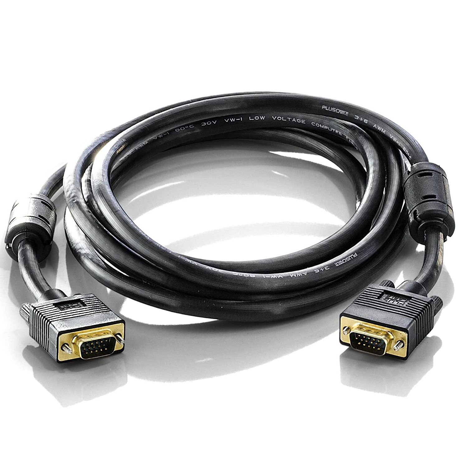 Cabo VGA x VGA 15 Pinos Macho 10m PVM1510 Preto PCyes - Originaltech ... Cabo VGA x VGA 15 Pinos Macho 10m PVM1510 Preto PCyes - Originaltech ...