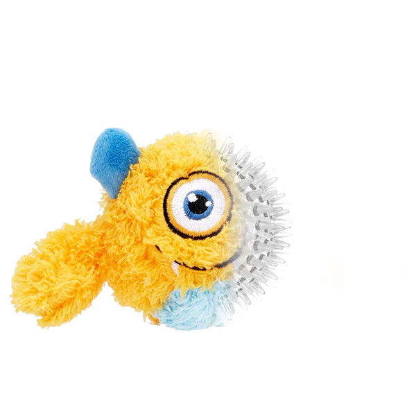 Pelúcia com Bola de Apito Baby Monster Amarelo P - Petta - Fandog ...