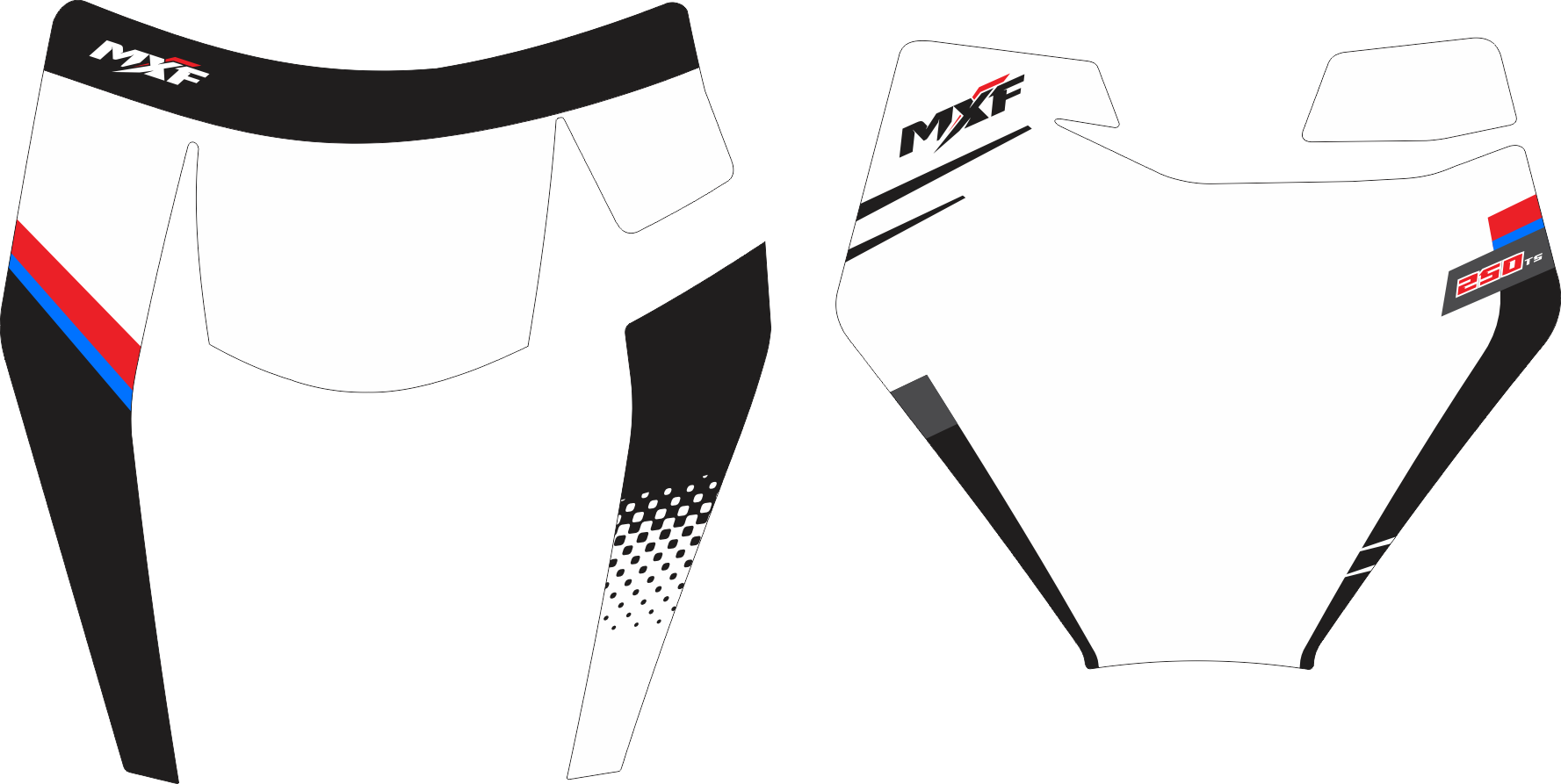 Kit Gráfico Adesivo Mxf 250 TS 2021 ORIGINAL - Print Gráficos