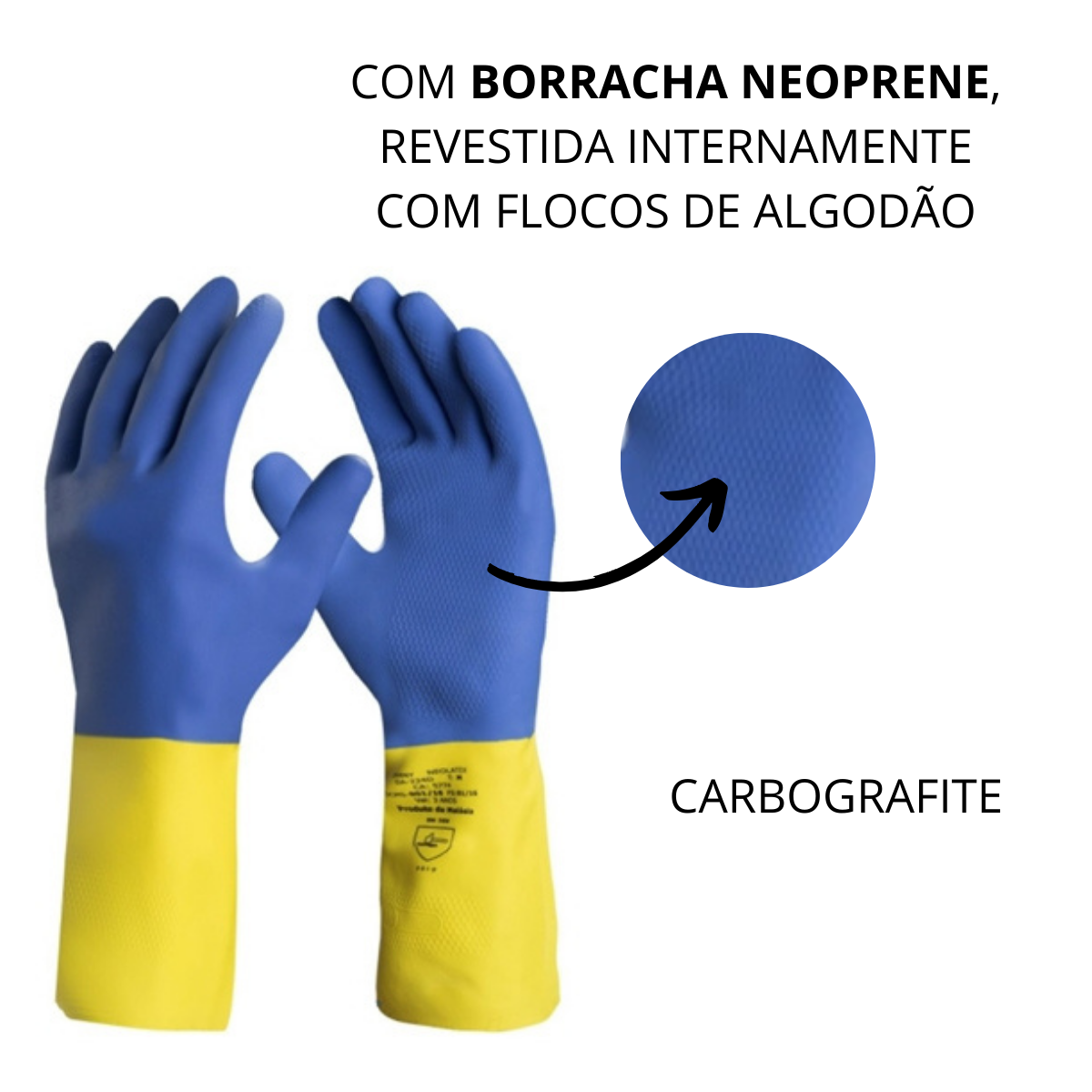 Luva látex neoprene t8/9 - MEGAFER