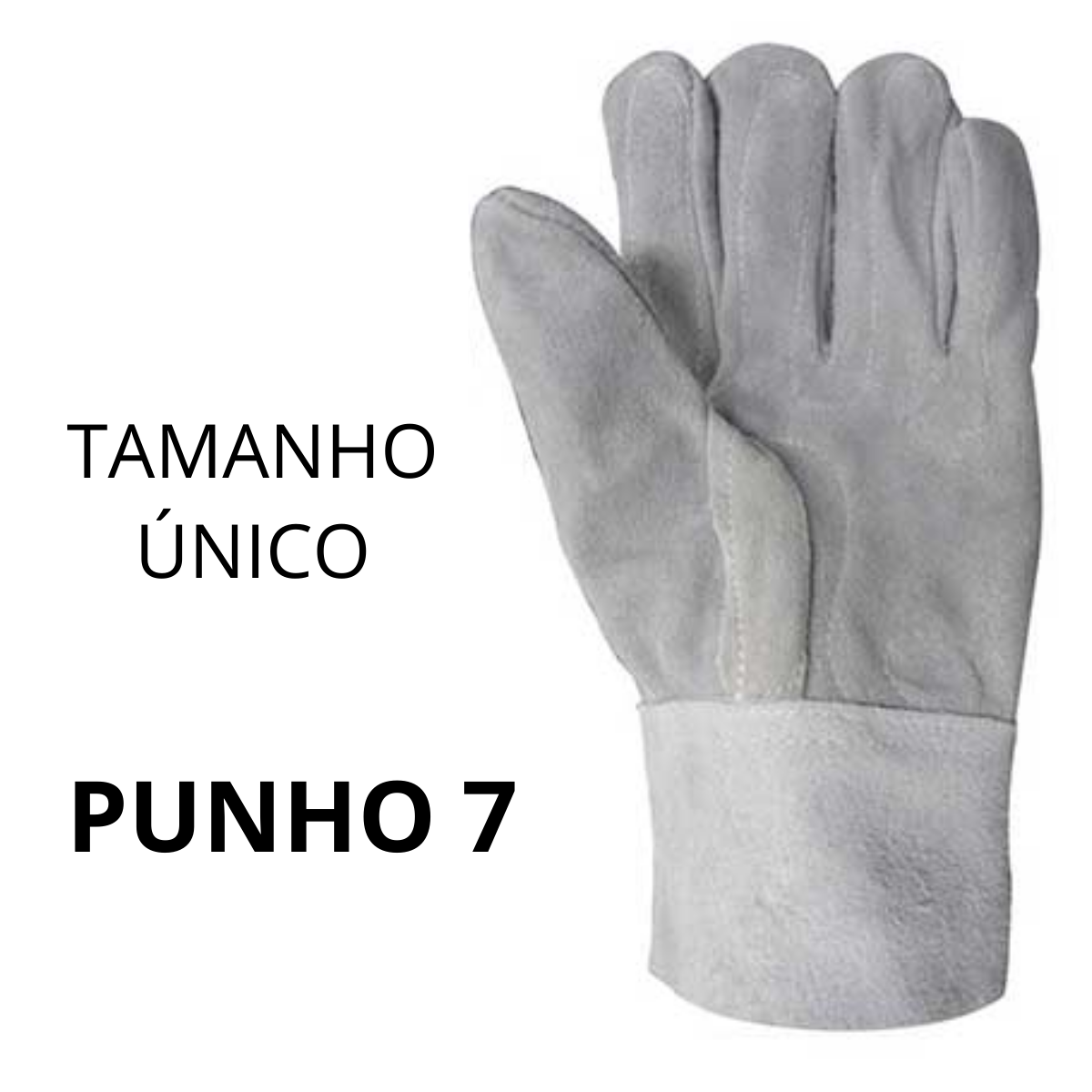 Luva raspa punho 7 - MEGAFER