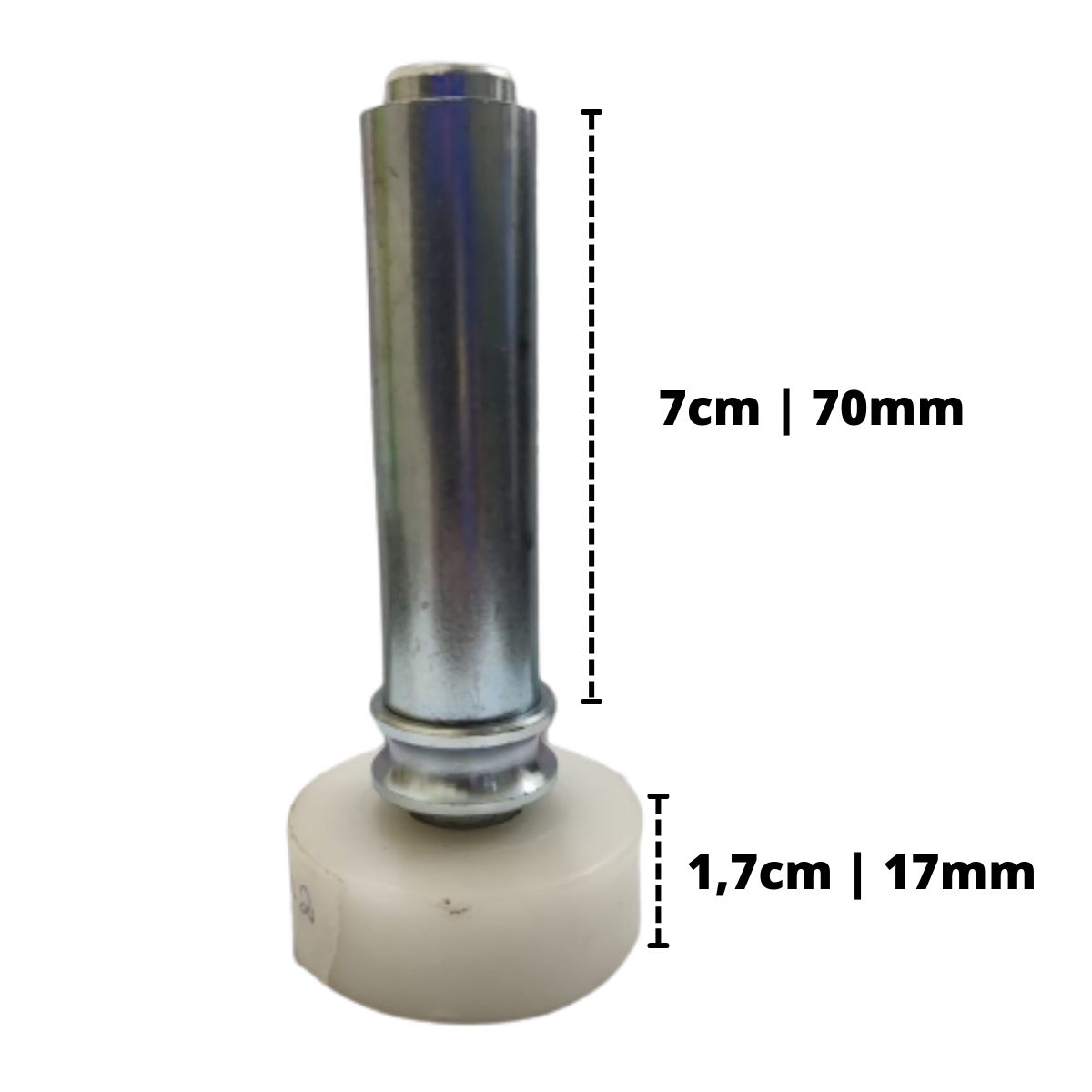 PINO COM ROLAMENTO GUIA KIT TECNIL 44MM - MEGAFER