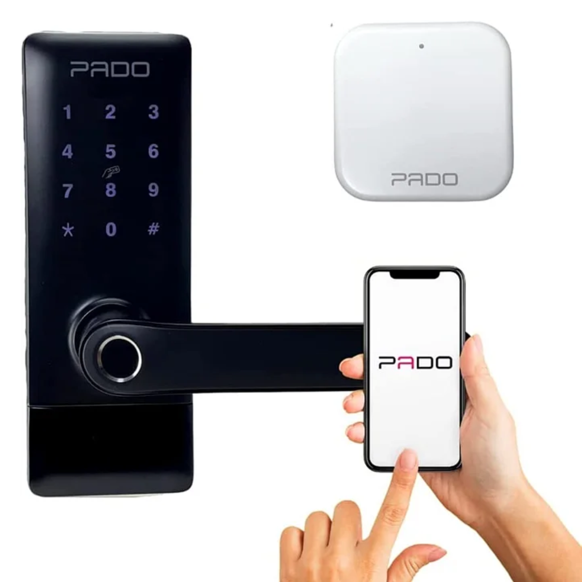 FECHADURA PADO DIGITAL FDE-300W EP - MEGAFER