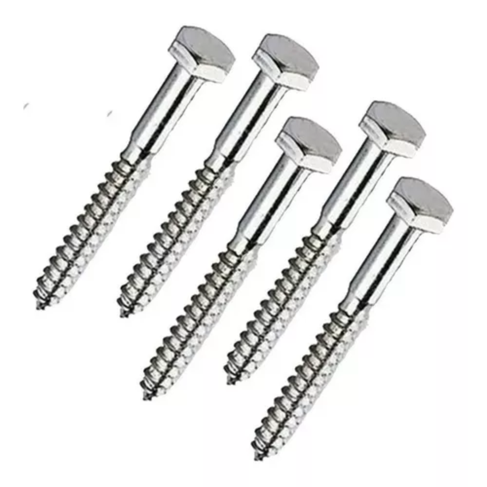 Parafuso sextavado rosca soberba zincado 3/16 x 65 - MEGAFER