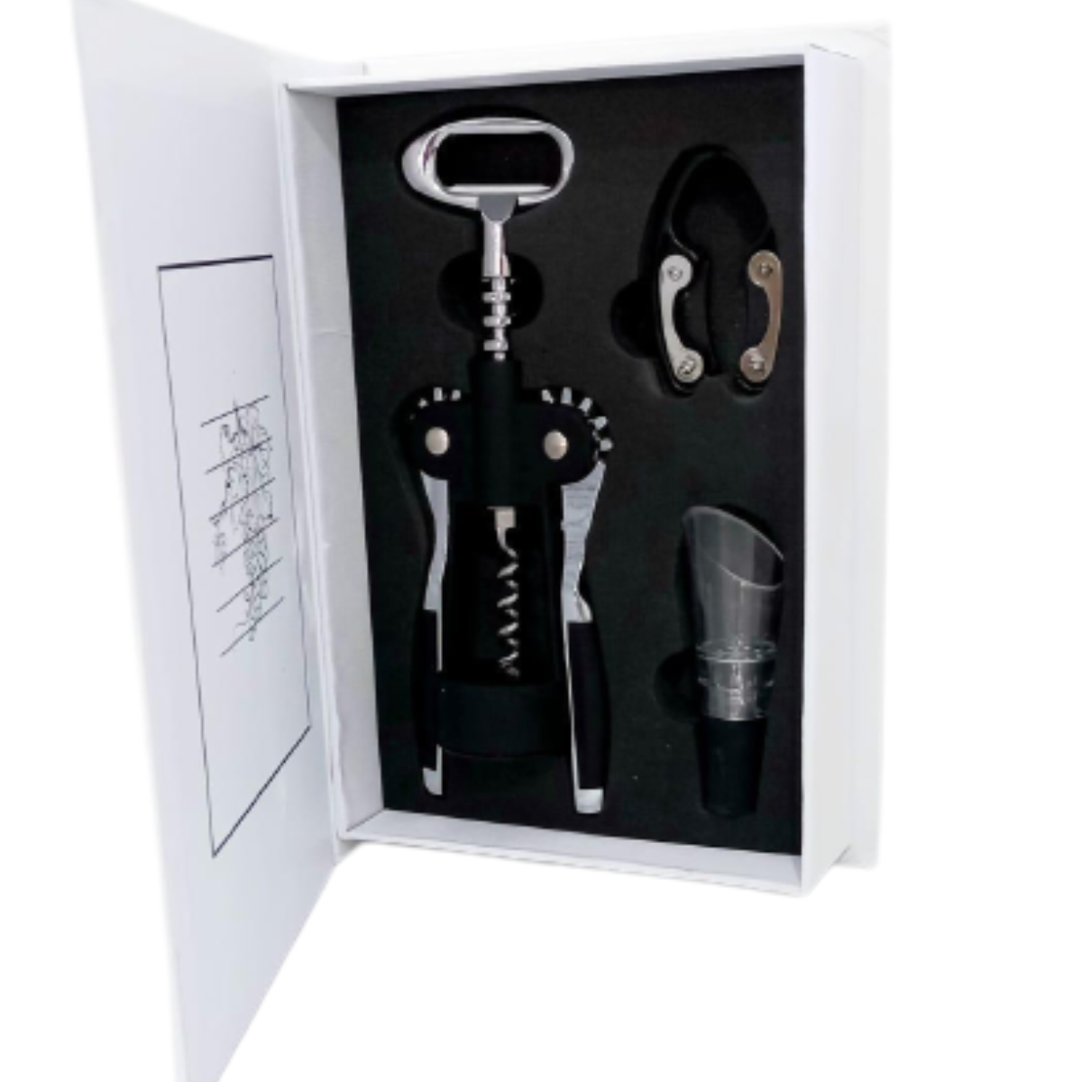 KIT DE VINHO 3 PEÇAS - WINE BAR - UP PRESENTES E UTILIDADES