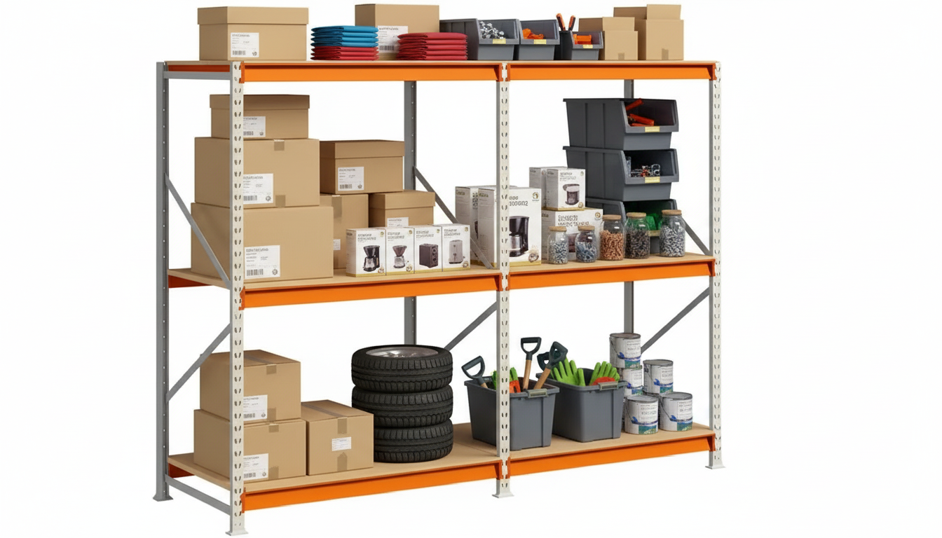 CORREDOR MINI PORTA PALLET SLIM 2 MÓDULOS 3 NÍVEIS - KEY MÓVEIS ...