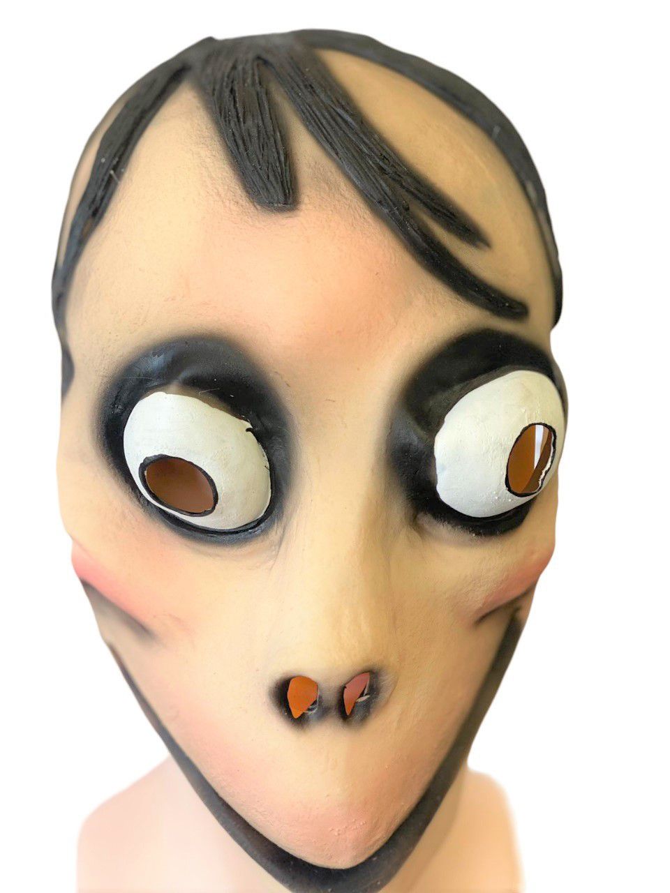 Fantasia Máscara de látex Momo Assustador Halloween Terror - Snoop ...