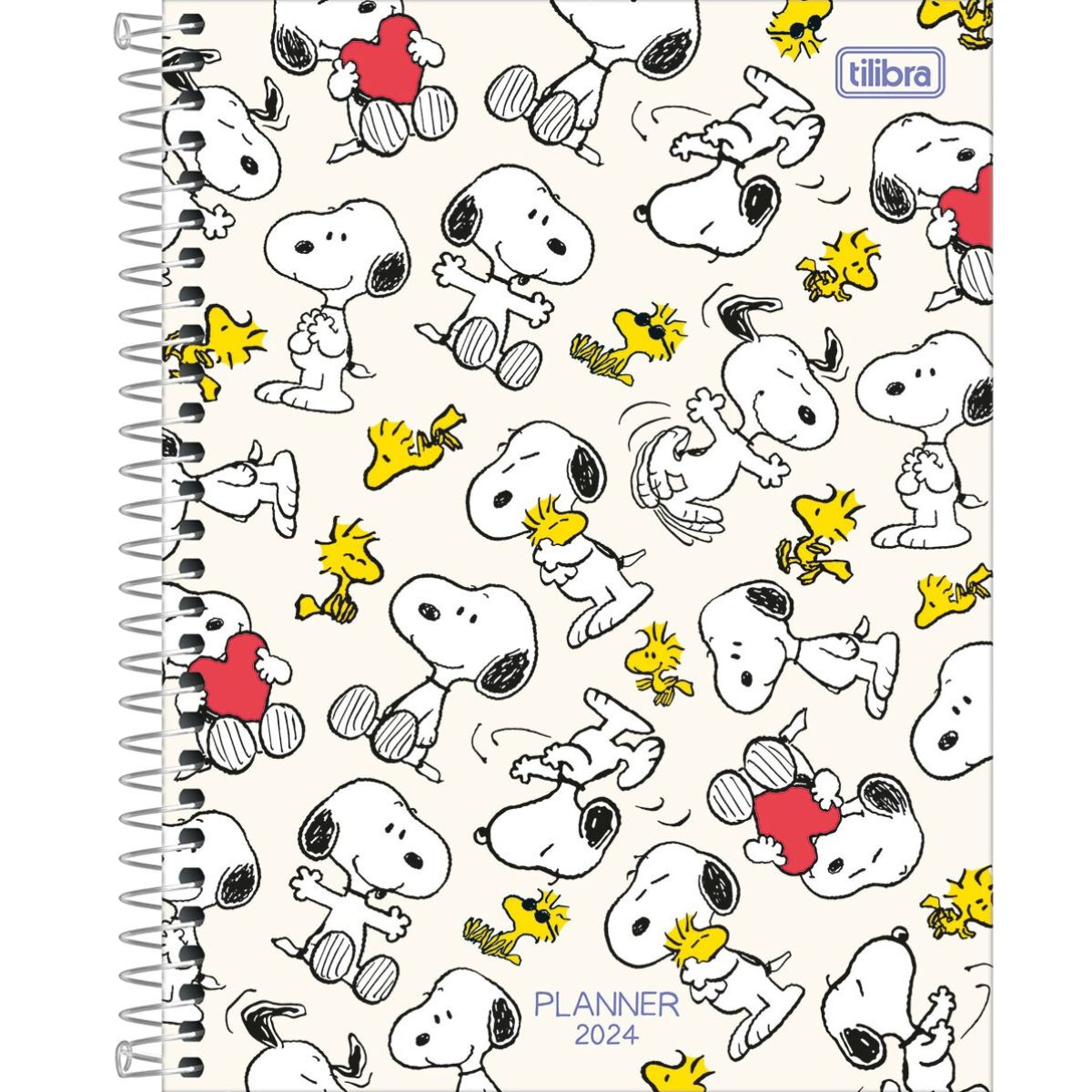 Planner 2024 Snoopy Tilibra 80Folhas - Bell Papelaria Livraria Uniformes Material Escolar e ...