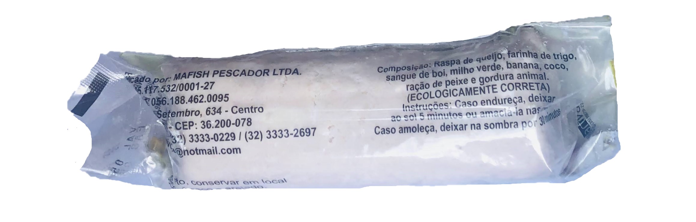 MAFISH Fedidinha 200g - Sabores - massa para pesca - Biteron Pesca