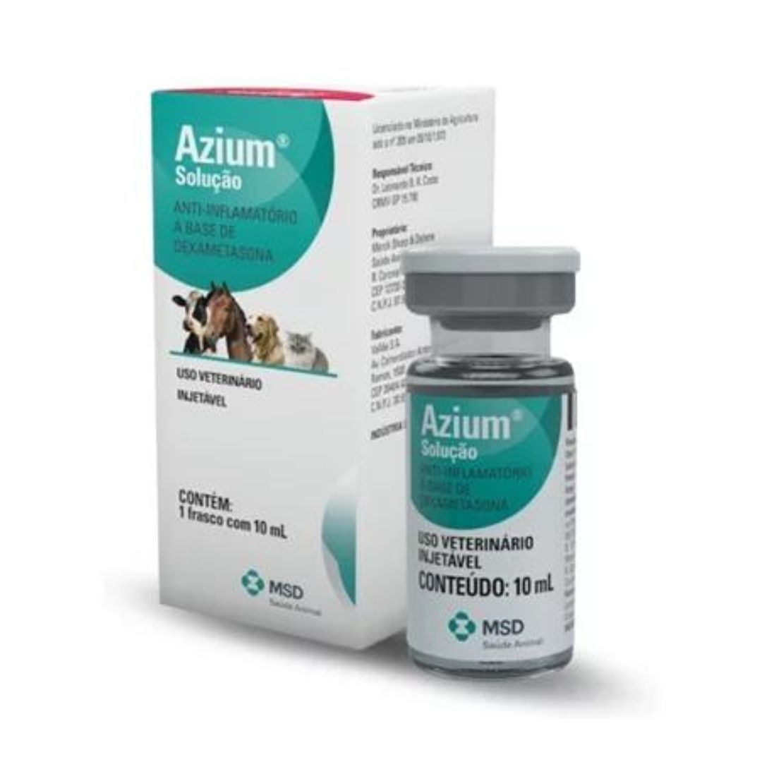 Azium 10 mL - Msd - KV Medical Produtos Hospitalares e Veterinários
