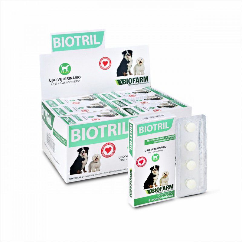 Biotril Com 4 Comprimidos - Biofarm - KV Medical Produtos Hospitalares ...