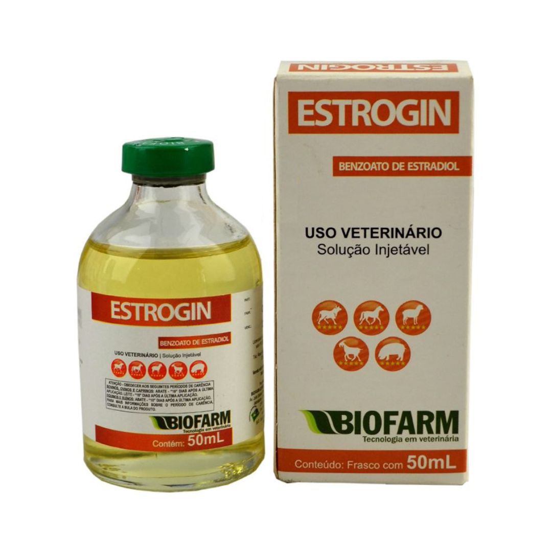 Estrogin 100 mL - Biofarm - KV Medical Produtos Hospitalares e Veterinários