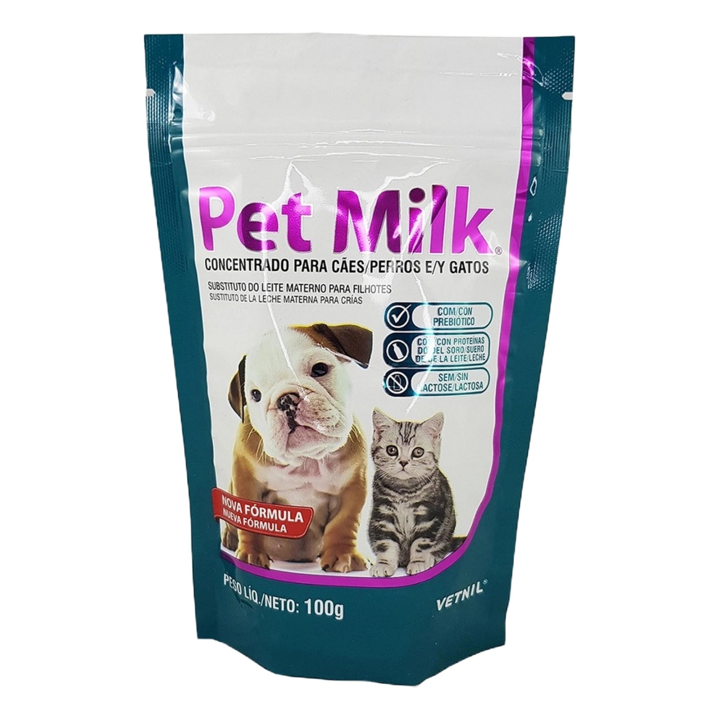 Pet Milk 100 Gr - Vetnil - KV Medical Produtos Hospitalares e Veterinários