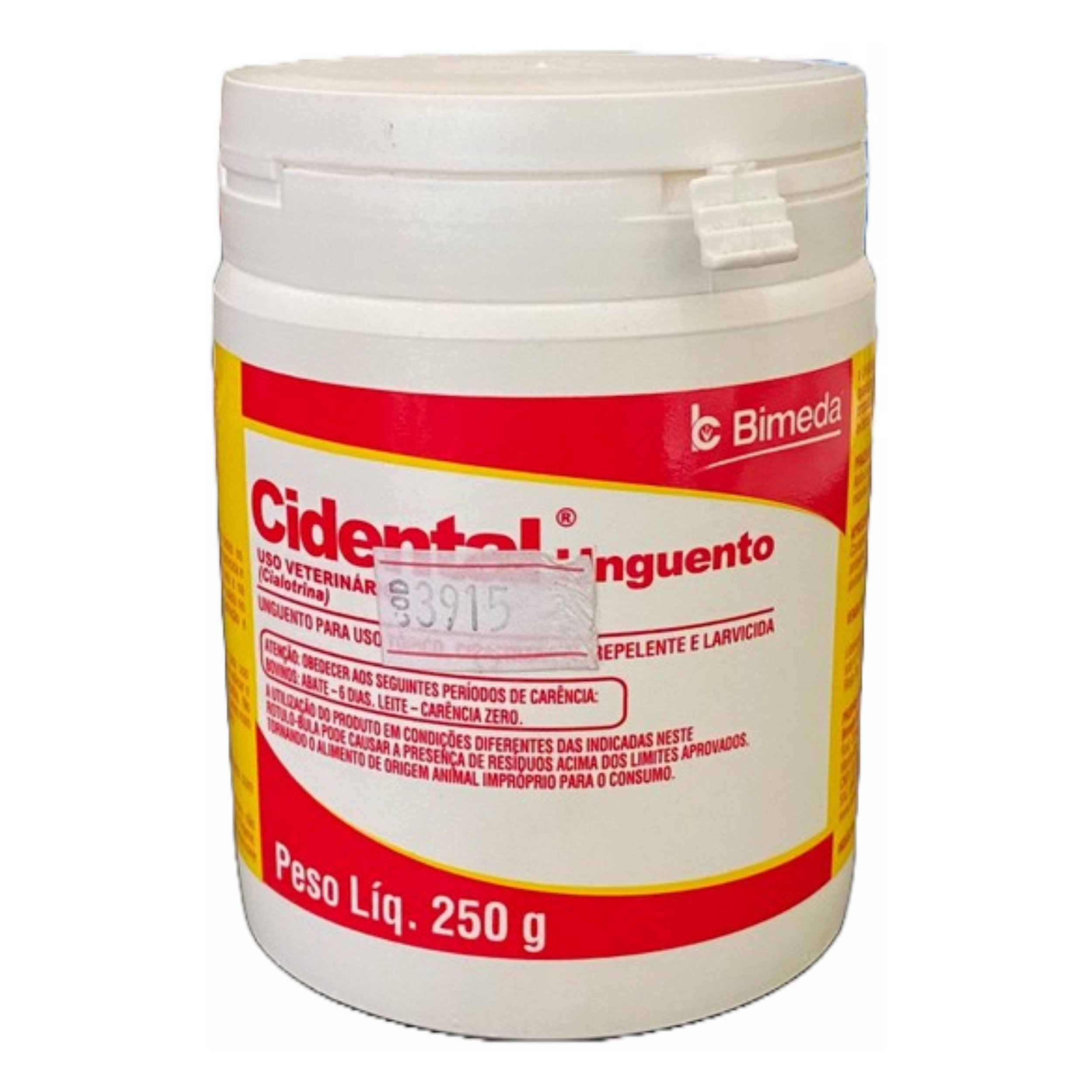 Unguento Cidental 250 Gr - Bimeda - KV Medical Produtos Hospitalares e ...
