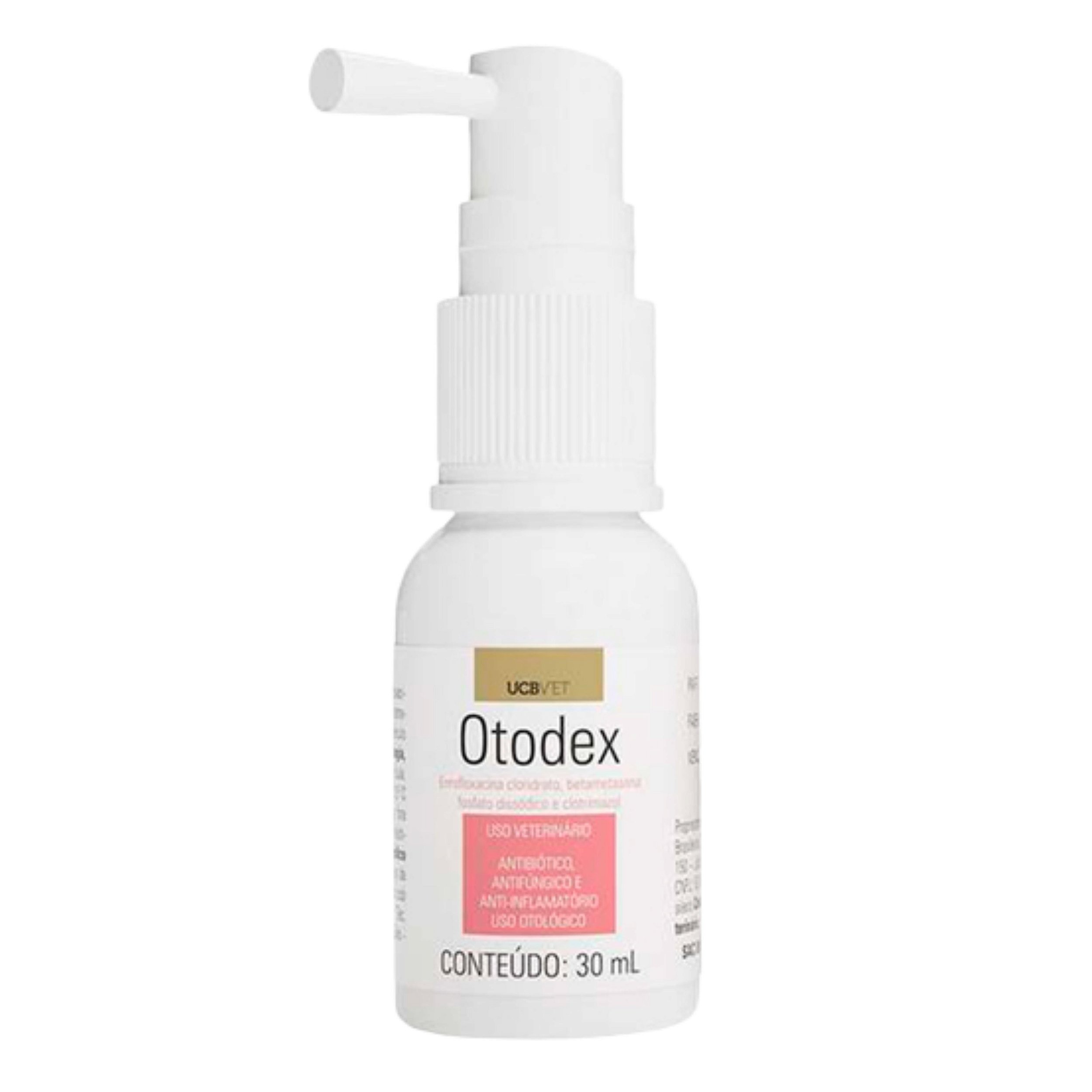 Otodex 30 mL - UCBVet - KV Medical Produtos Hospitalares e Veterinários