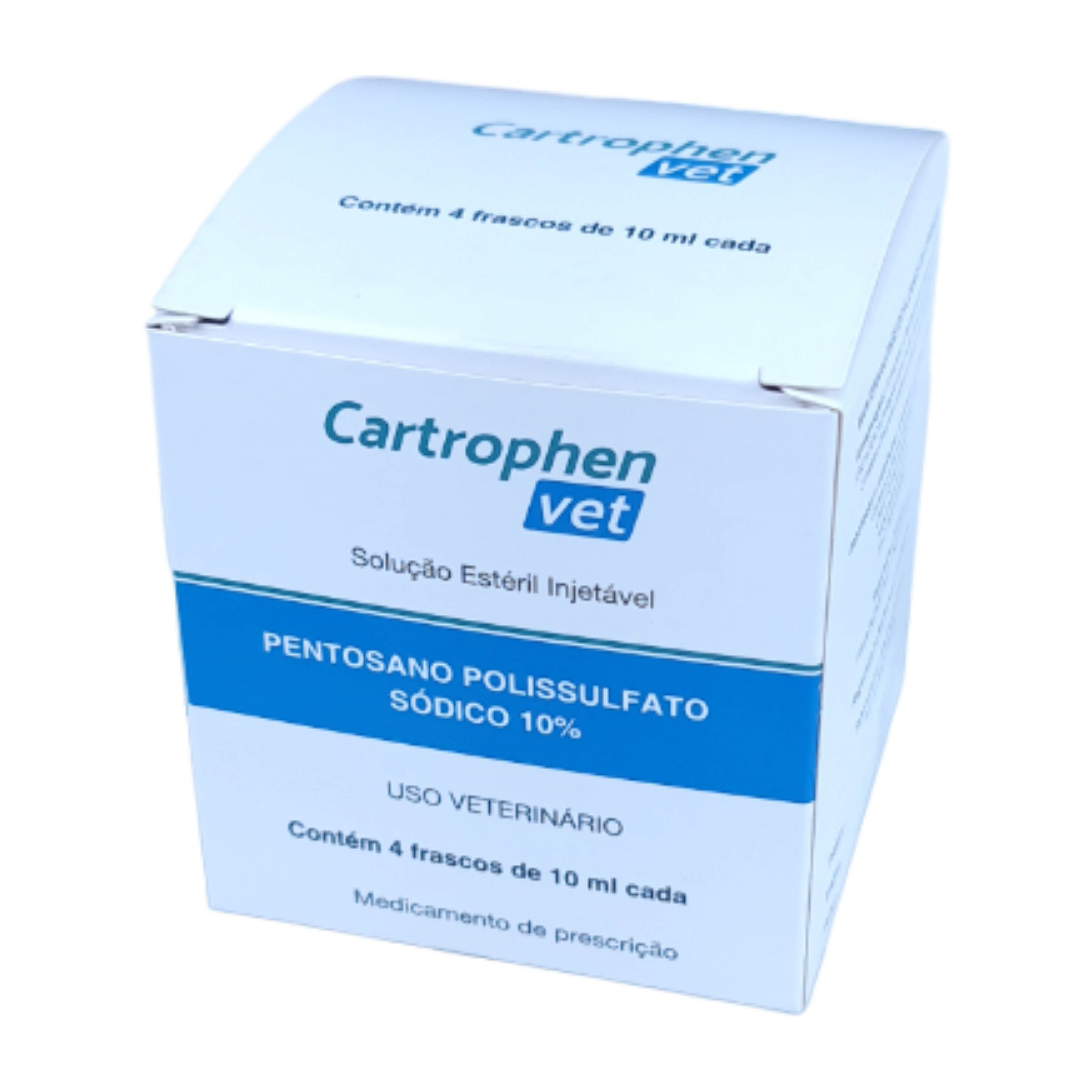 Cartrophen Vet 10% 10 mL Caixa Com 4 Frascos - Biopharm Austrália - KV ...