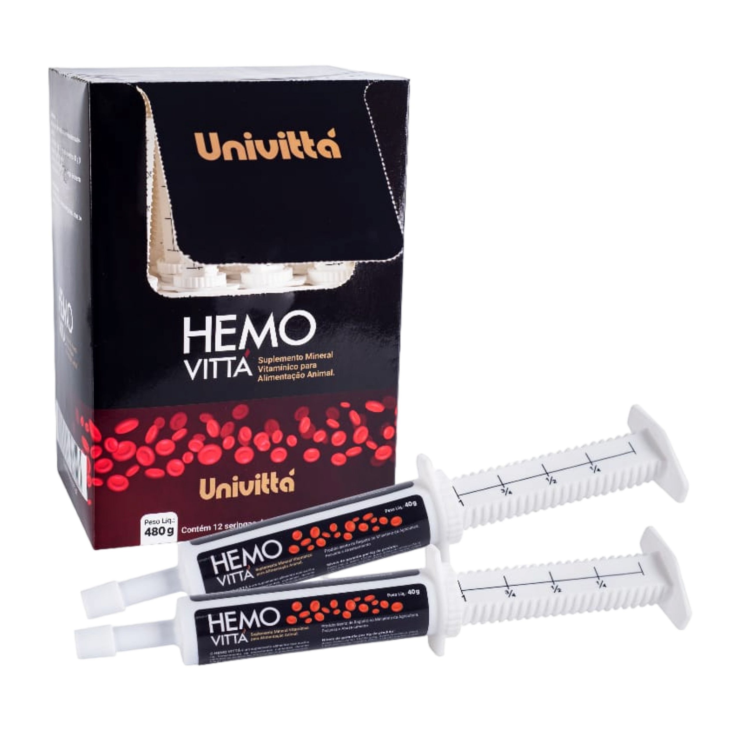Hemovittá 40 Gr Suplemento Equino - Univittá - KV Medical Produtos ...