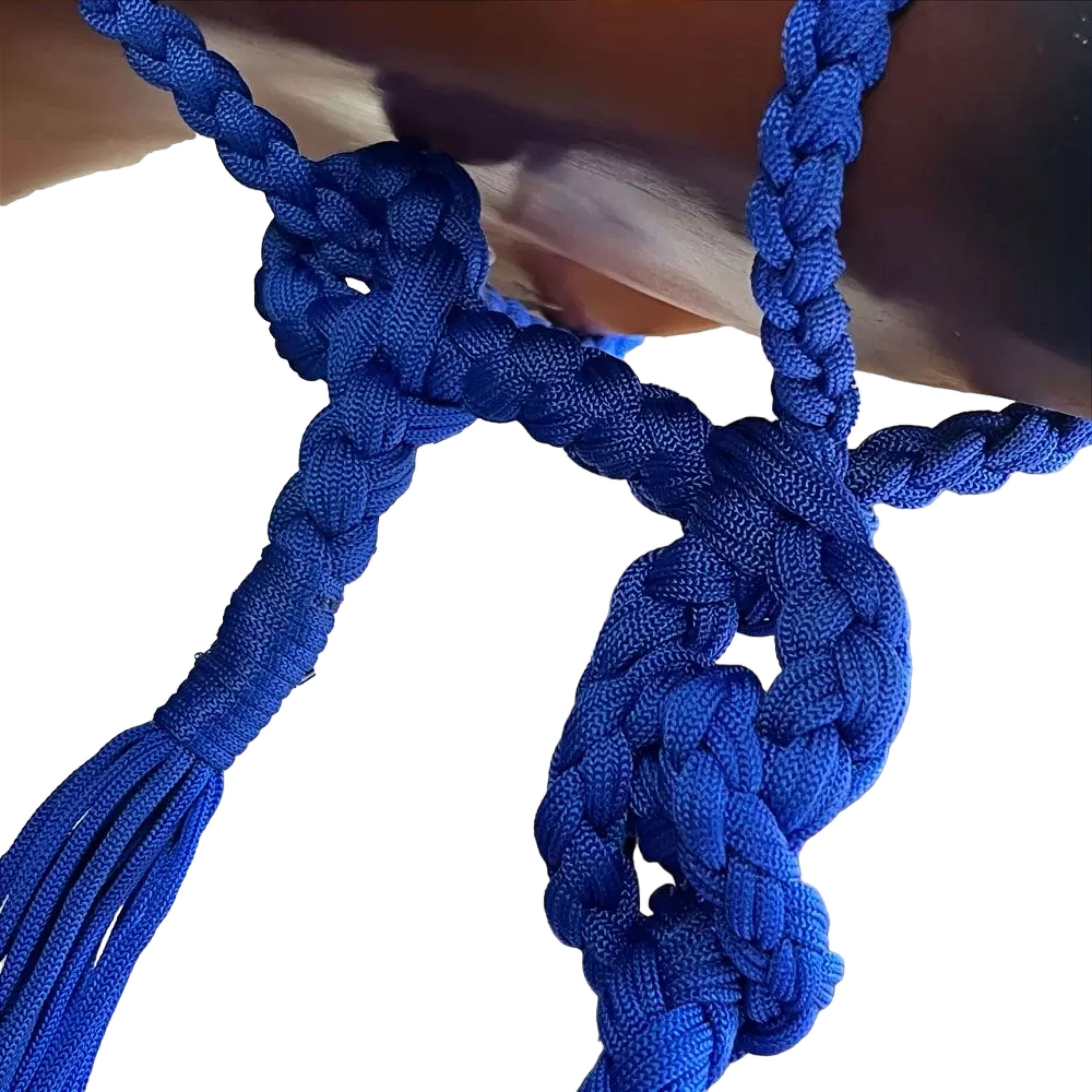 Cabresto Com Cabo Trançado de Paracord Azul Royal - Boots Horse - KV ...