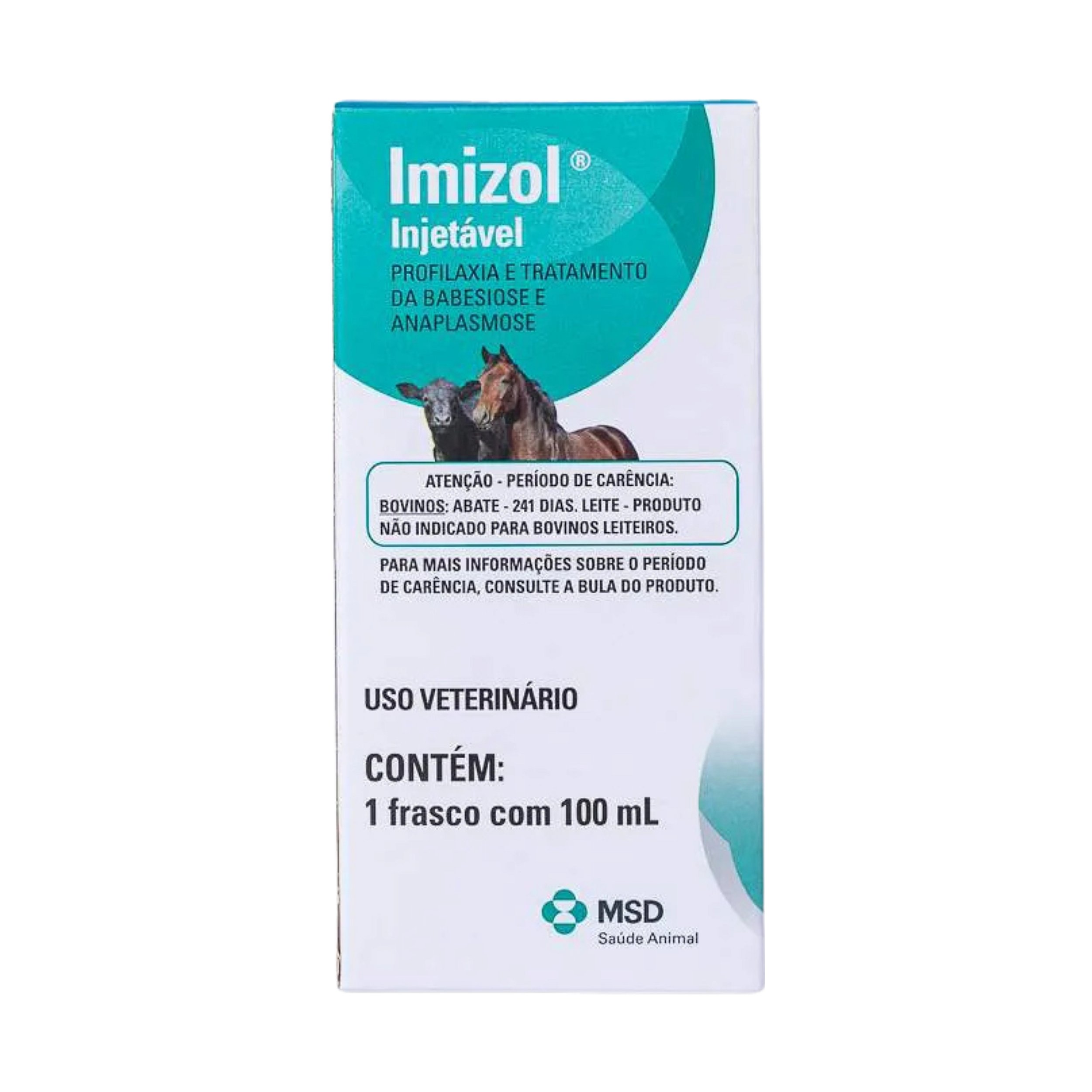 Imizol Injetável 100 mL - MSD - KV Medical Produtos Hospitalares e Veterinários