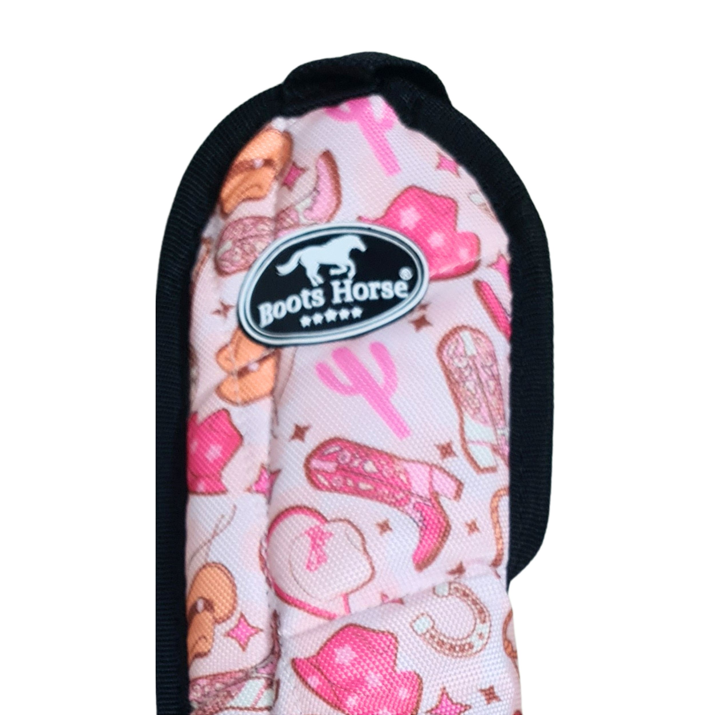 Protetor de Rabo Estampa Botas Rosa - Boots Horse - KV Medical Produtos ...