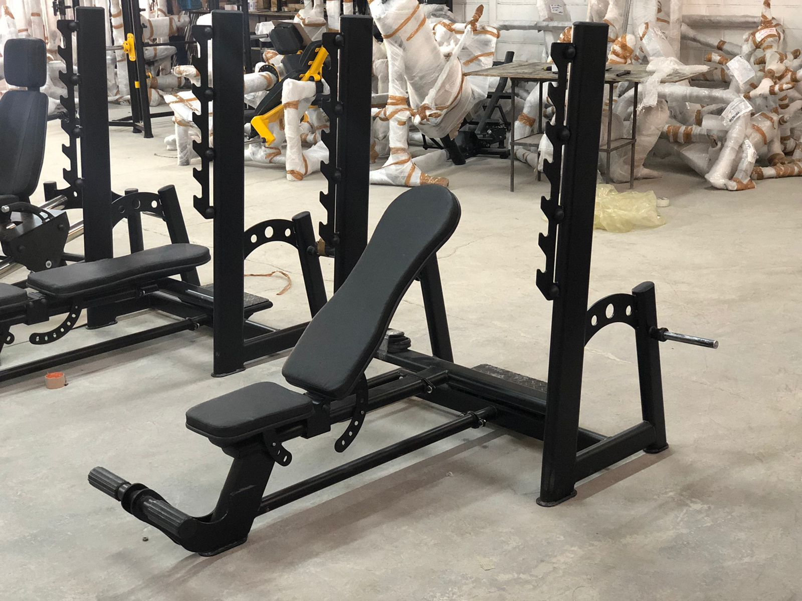 Banco Supino Regulável 2 em 1 - Evo Oblonga - Peso Livre - Distrifit ...