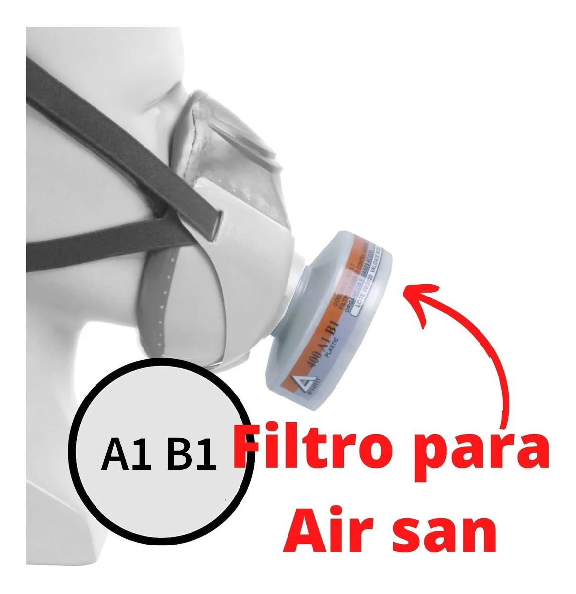 Filtro Air San 400 A1 B1 - CA12973 Air Safety | Original EPI - Original EPI