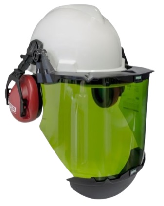 kIT Protetor Facial V-Gard 190 CA33745 MSA Arc Plus Visor Verde ...