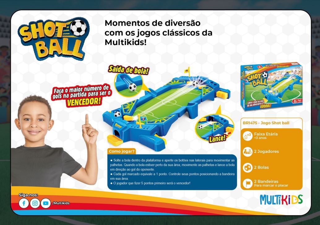 Jogo Shot ball - Baruk Batuk | A Sua Loja de Brinquedos Educativos Infantis
