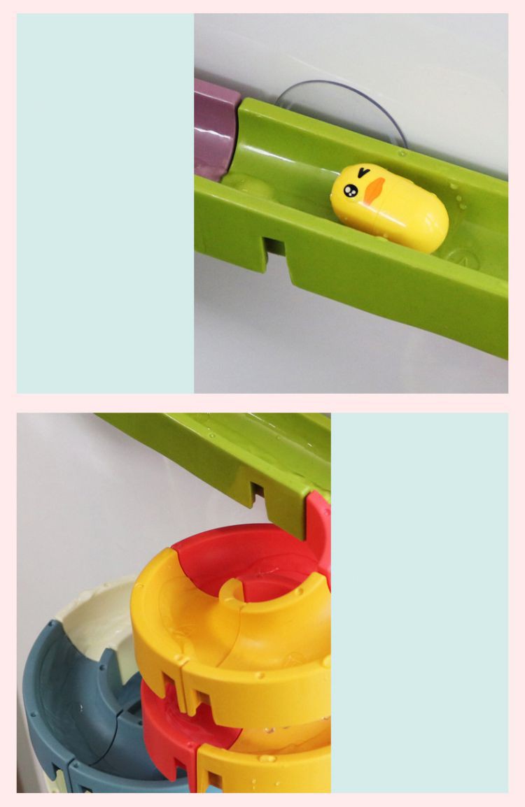 Circuito Dinâmico para Banho - Bath Ball Track Puzzle Toys - Baruk ...