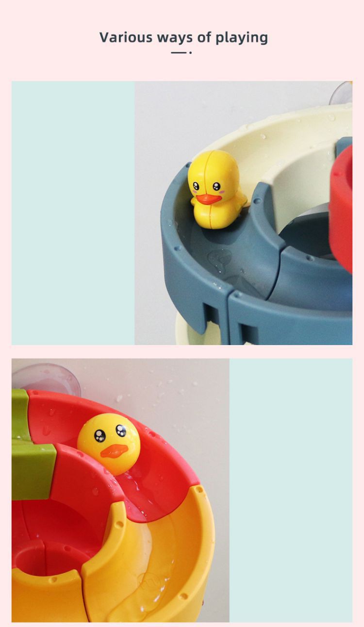 Circuito Dinâmico para Banho - Bath Ball Track Puzzle Toys - Baruk ...