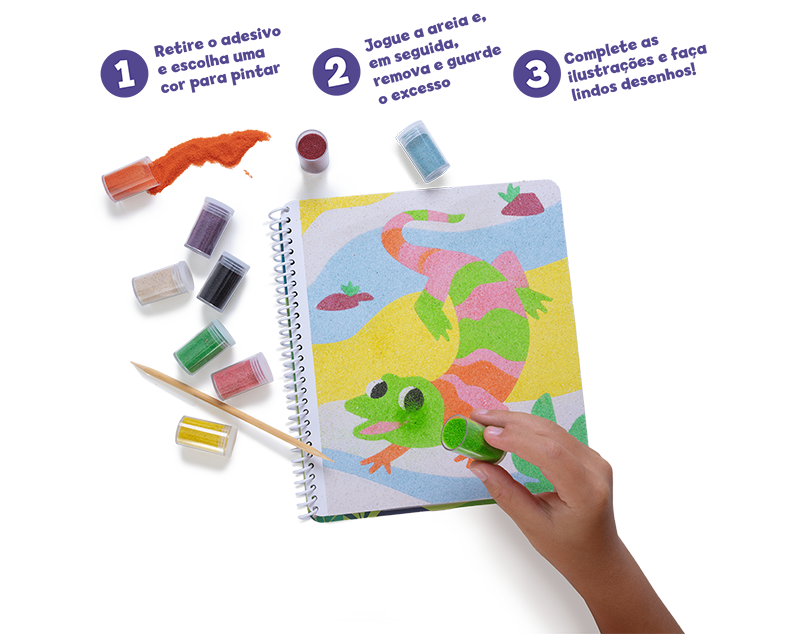 Colorindo com Areia Animais - Baruk Batuk | A Sua Loja de Brinquedos ...