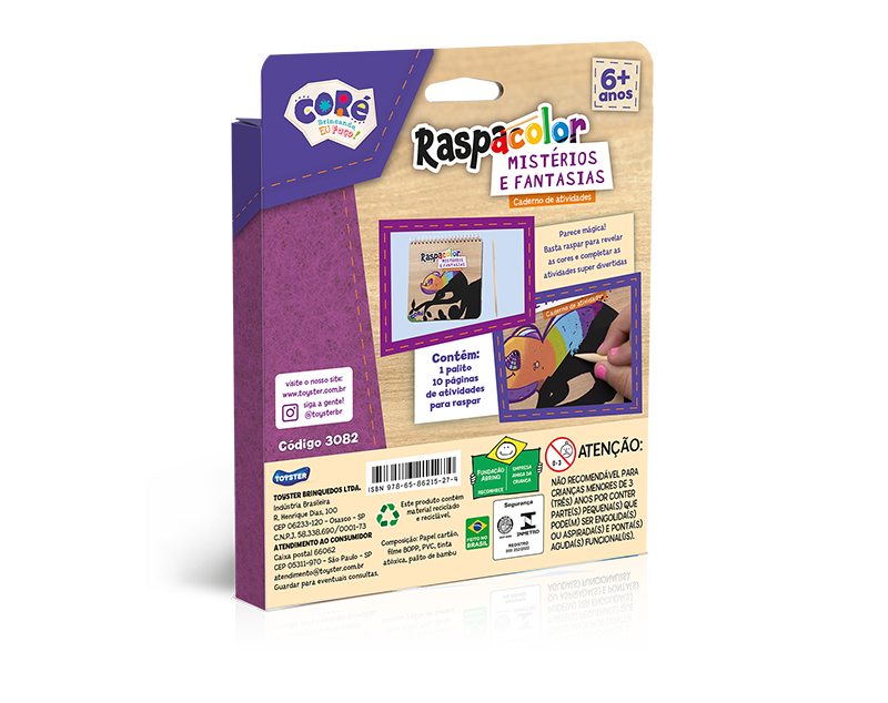 Raspacolor - Caderno de Atividades - Mistérios e Fantasias - Baruk ...