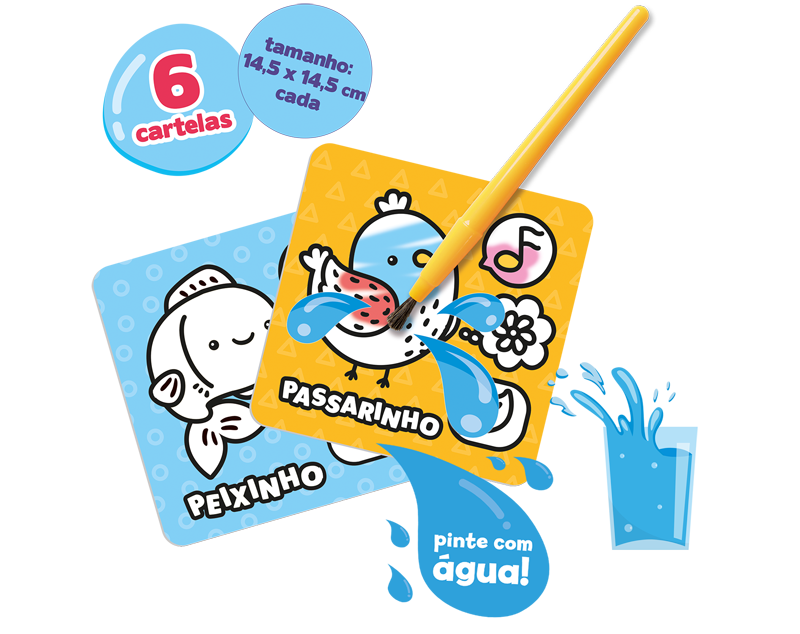 Aquacolor - Colorindo com Água Bichinhos - Baruk Batuk | A Sua Loja de ...
