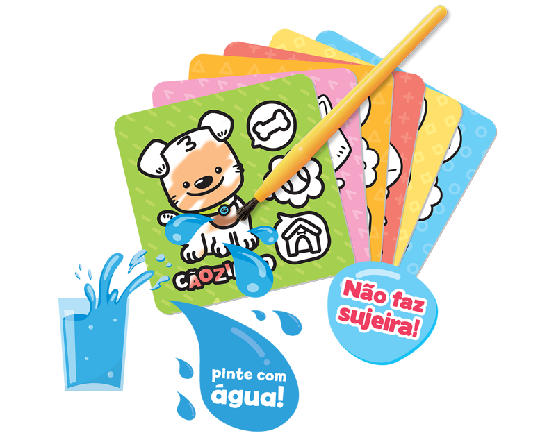 Aquacolor - Colorindo com Água Bichinhos - Baruk Batuk