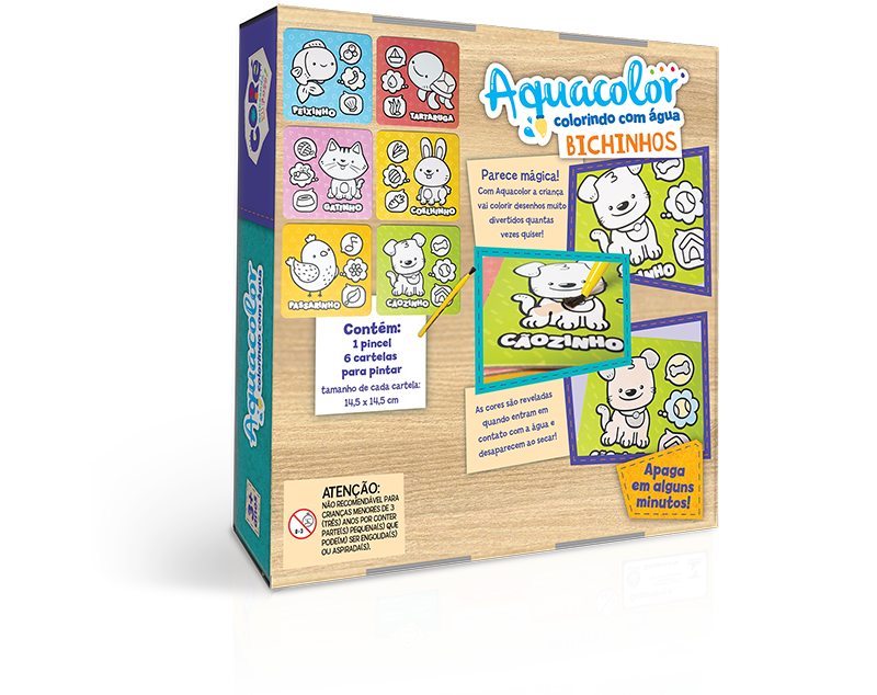 Aquacolor - Colorindo com Água Bichinhos - Baruk Batuk | A Sua Loja de ...