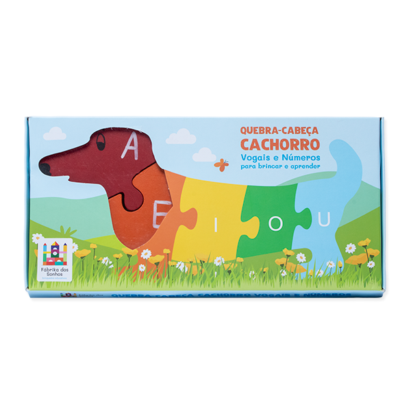 Quebra-cabeça com Números Cachorro - Baruk Batuk | A Sua Loja de ...